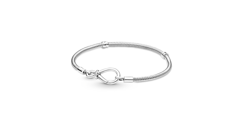 Pandora Moments Infinity Knot Snake Chain Bracelet - Crystal Jewelers