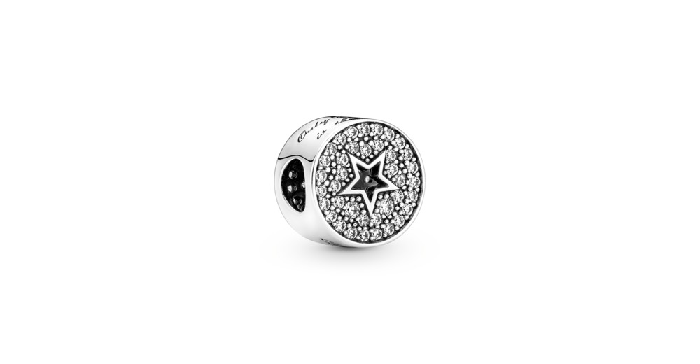 Pavé & Star Congratulations Charm - Crystal Jewelers